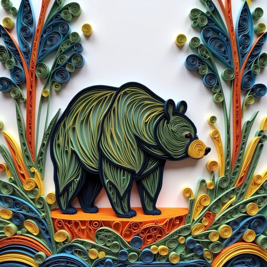 Quilled Bear - Quilled Bear
