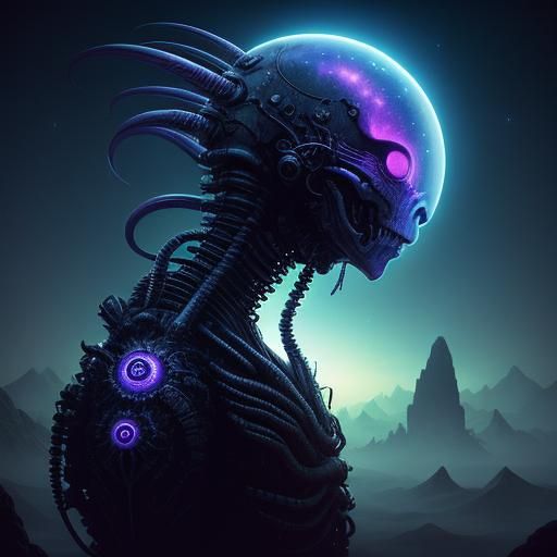 Zip Code Alien - AI Generated Artwork - NightCafe Creator