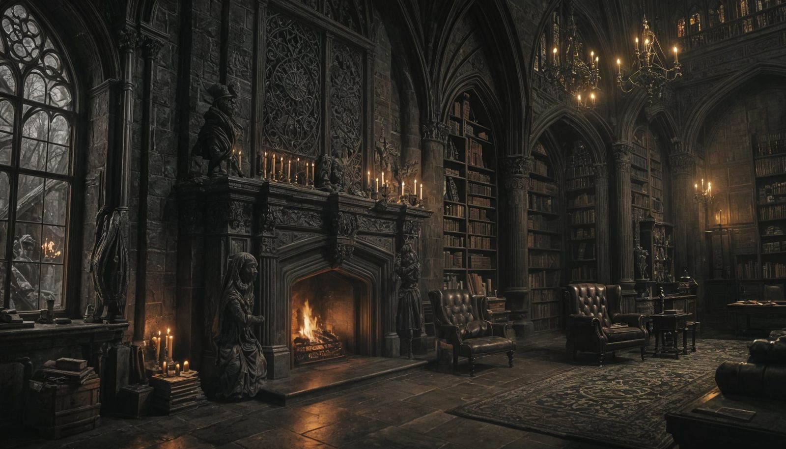 Creepy wizard’s lair - AI Generated Artwork - NightCafe Creator