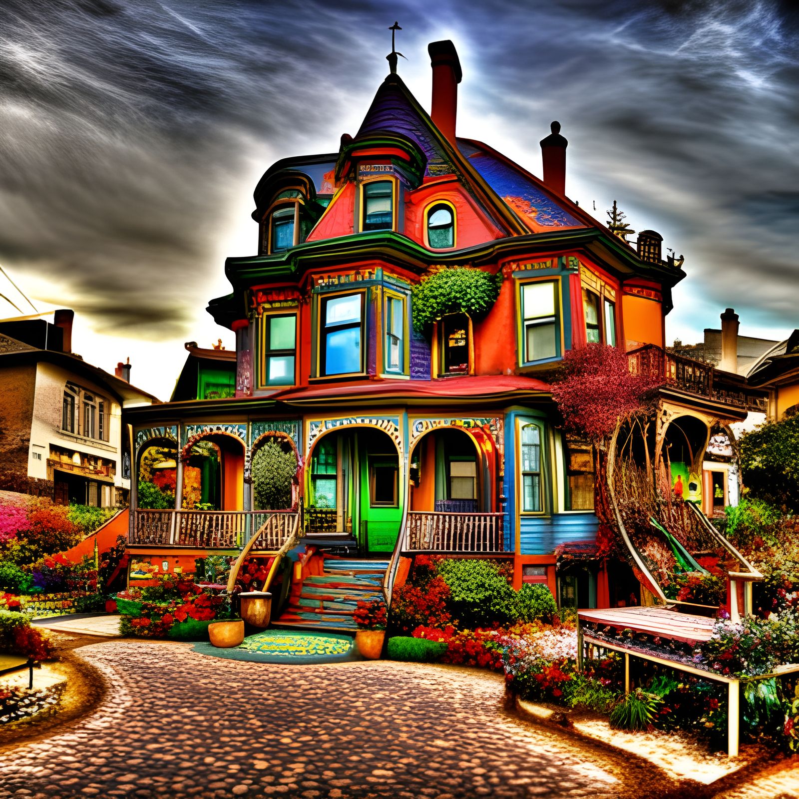A house in disorder 64 megapixels beautiful intricate meticulous ...