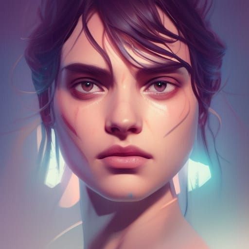 A Beautiful Face - AI Generated Artwork - NightCafe Creator