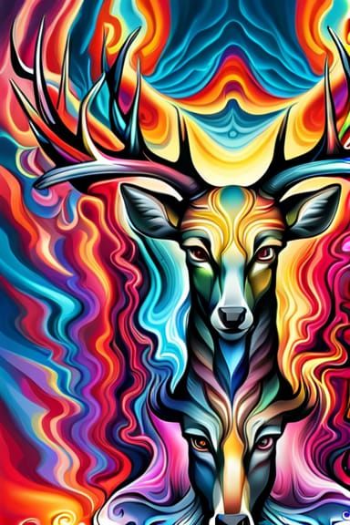 Hyperdetailed hyperrealistic digital illustration of a beautiful ...