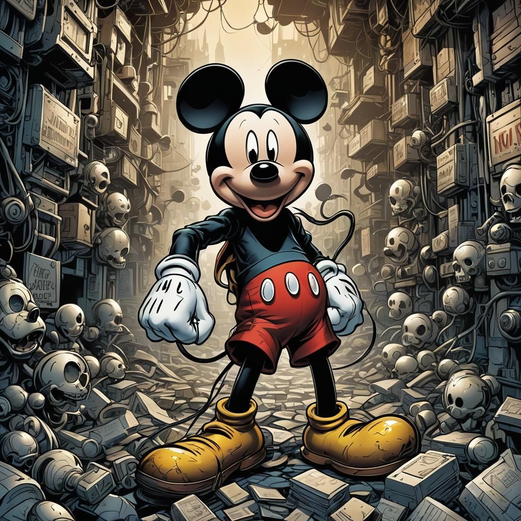 Mickey Mouse - AI Generated Artwork - NightCafe Creator