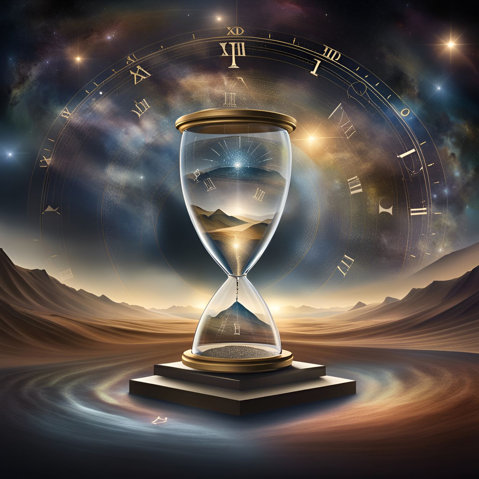 Einstein’s Veil: The Surreal Landscape of Time Dilation - AI Generated ...
