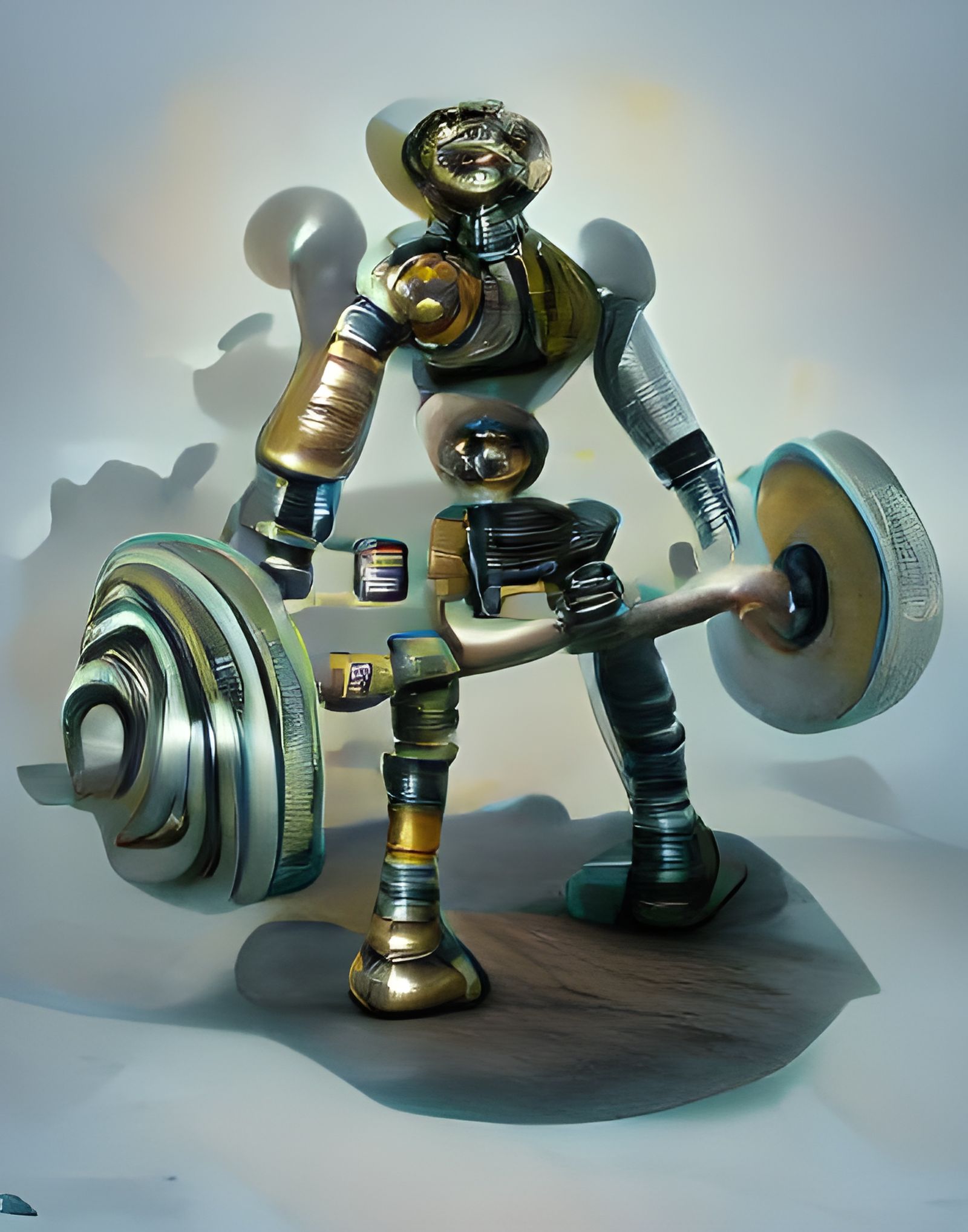 The weight weightlifter - AI Generated Artwork - NightCafe Creator