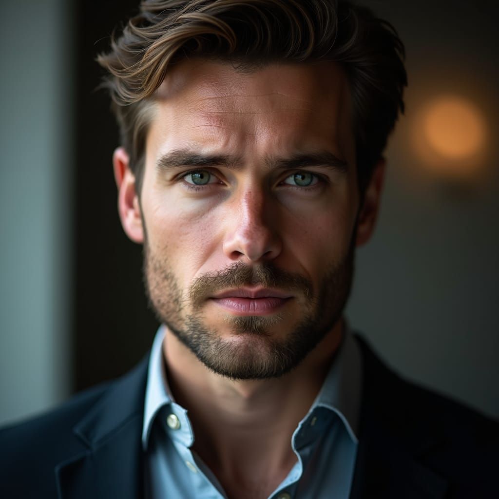 Lucifer - Luxurious Portrait of Lucifer in Modern Attire