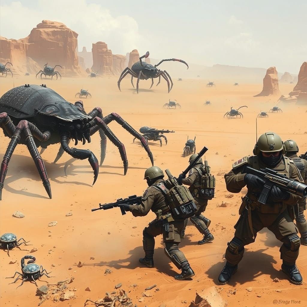 Atomic Nightmare, 1955 - Surreal Desert Apocalypse in Gritty...