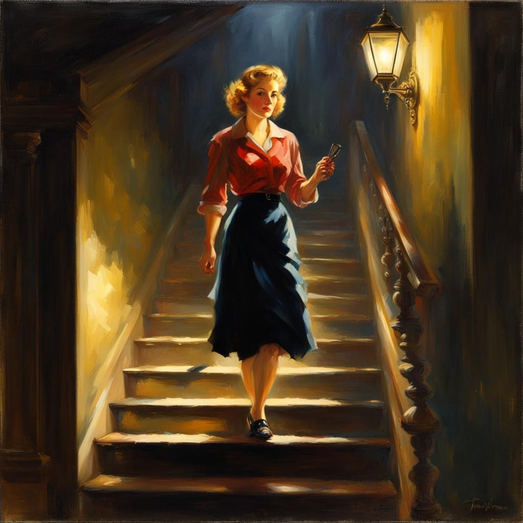 Nancy Drew 1930 - AI Generated Artwork - NightCafe Creator