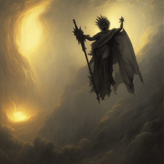 Corrupted god - AI Generated Artwork - NightCafe Creator