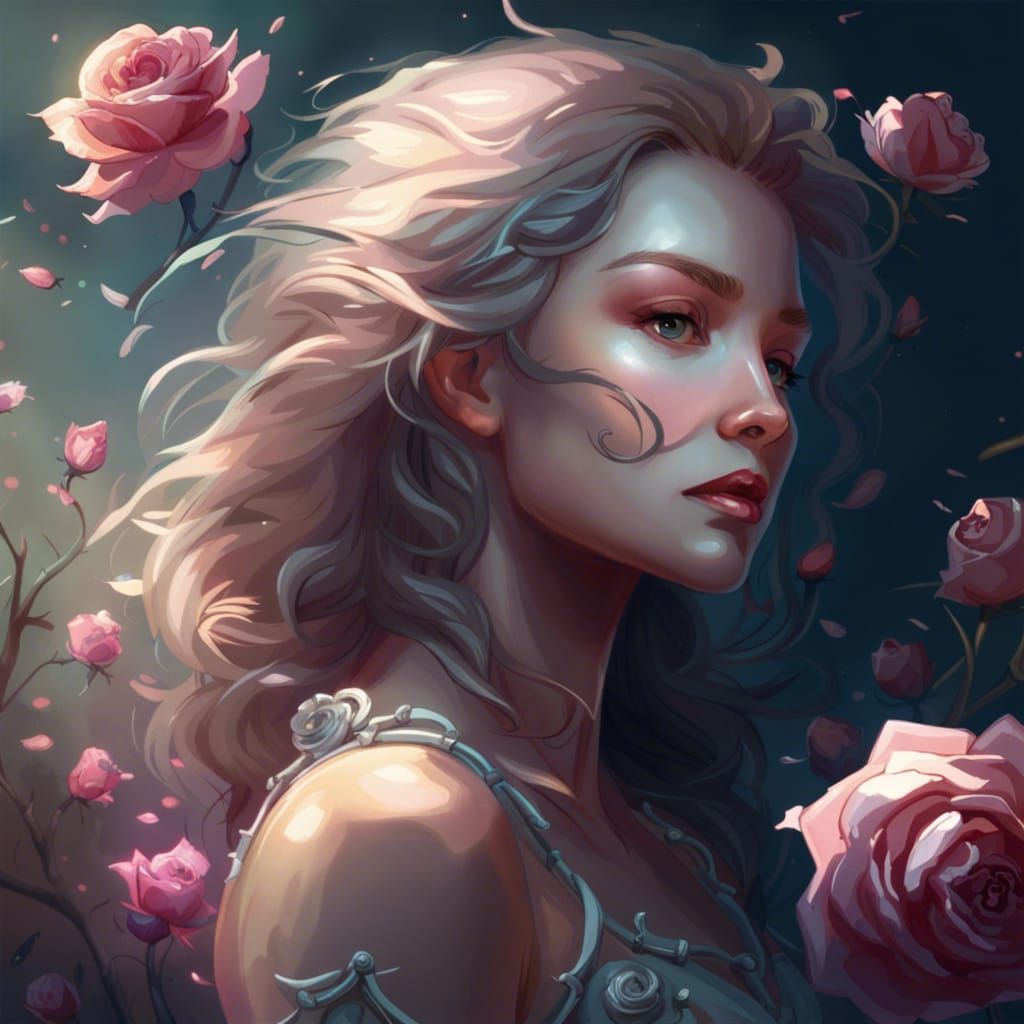 Rose - AI Generated Artwork - NightCafe Creator