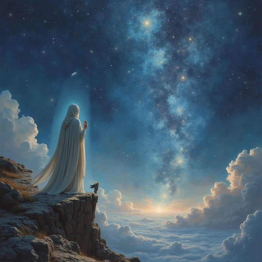 Stepping into infinity - Infinity's Edge in Ethereal Haze