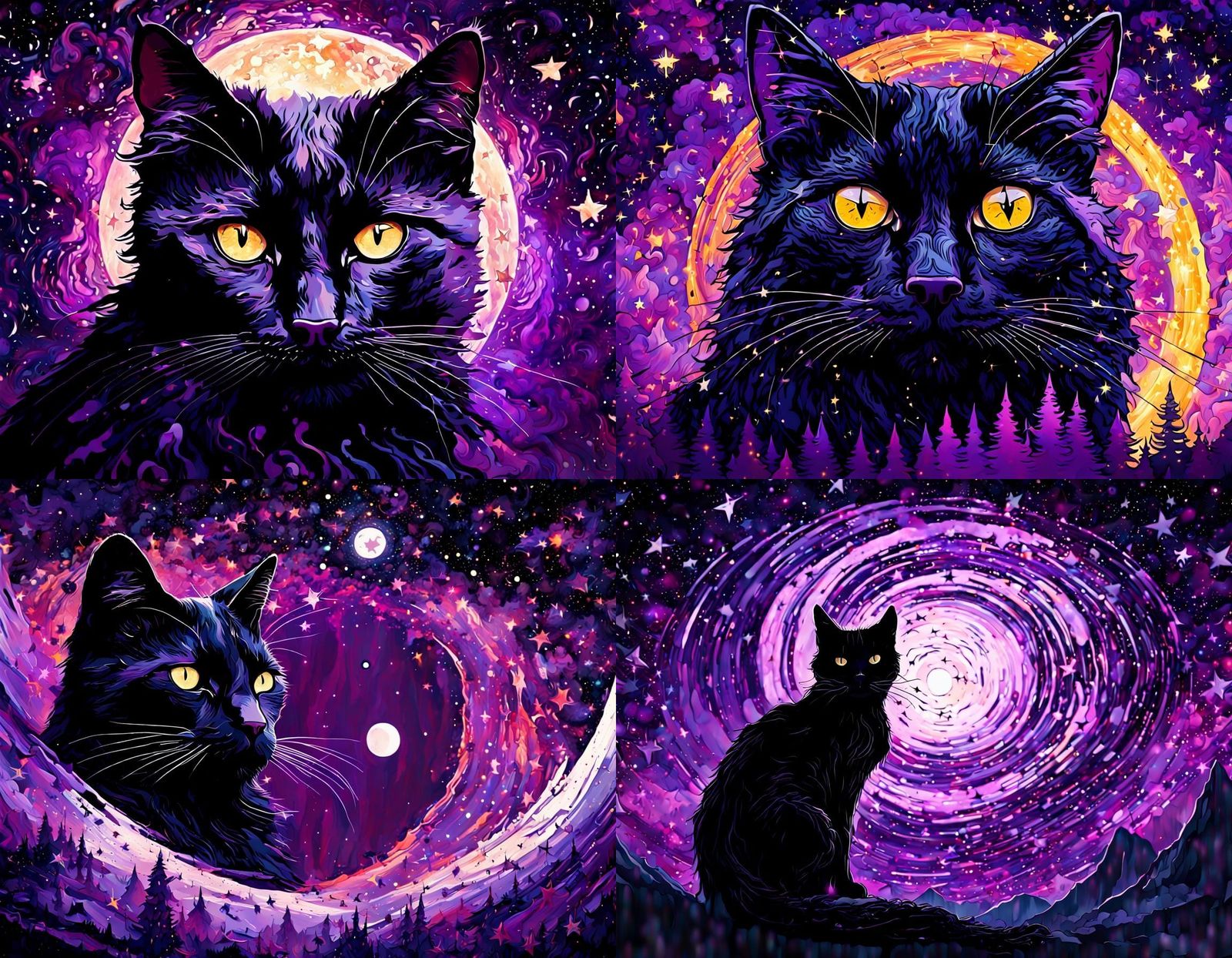 intergalactic cat - AI Generated Artwork - NightCafe Creator