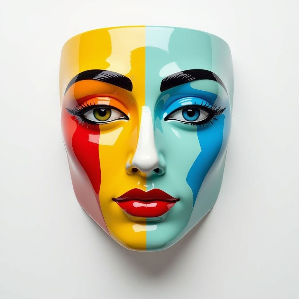 masker vrouwen gezicht - Surreal Masks in Varying Facial For...