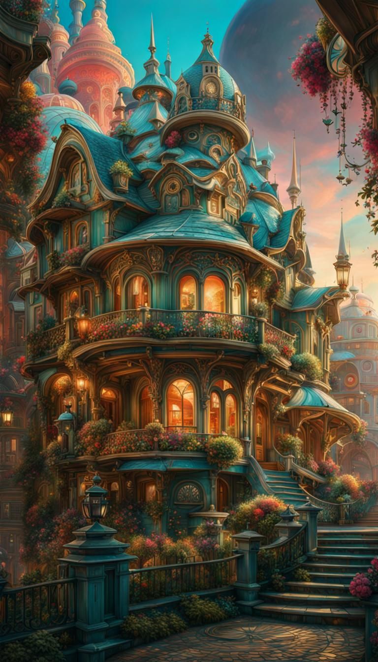 Dream Home 01 - AI Generated Artwork - NightCafe Creator