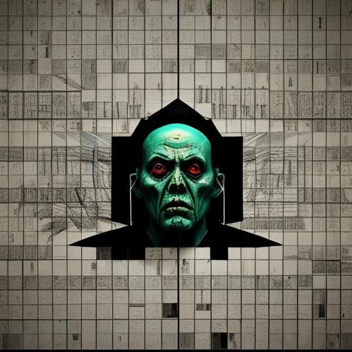 Ghoul-in-the-Wall - AI Generated Artwork - NightCafe Creator