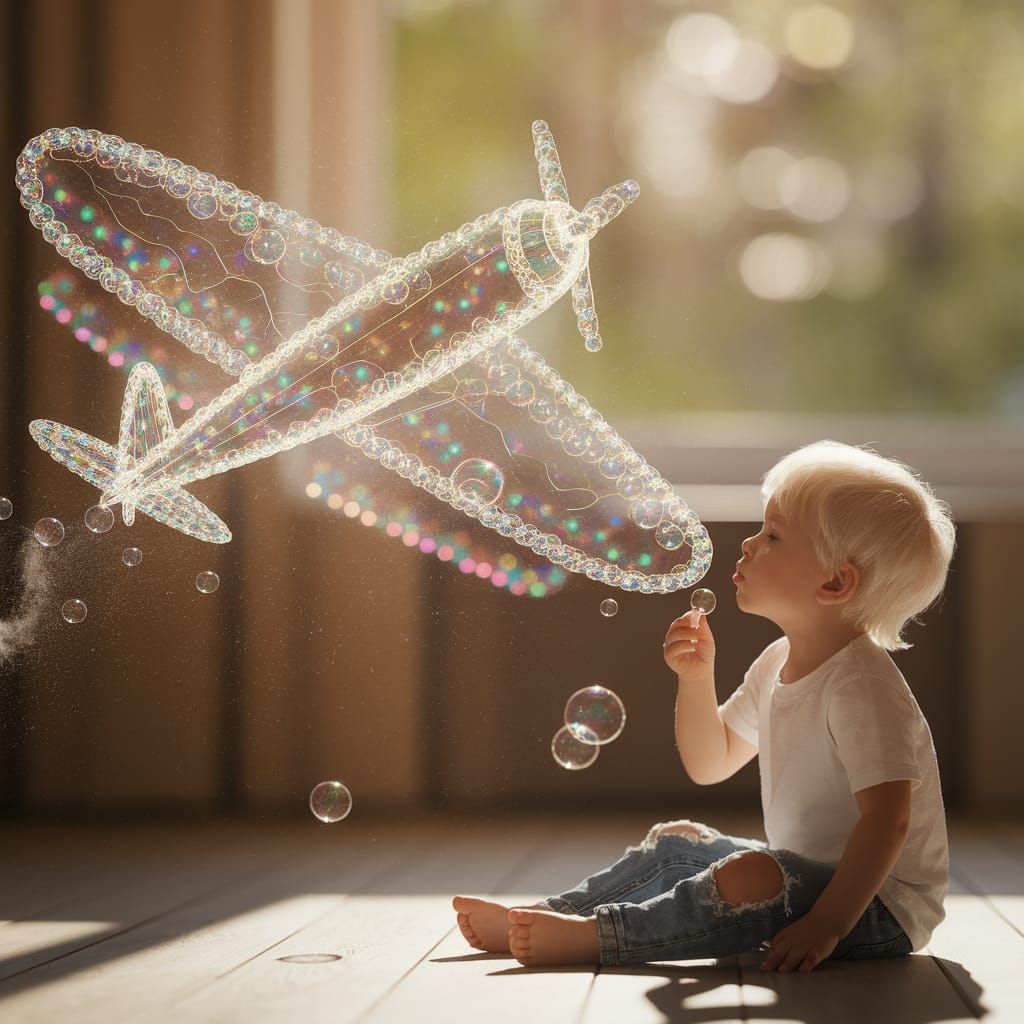 Bubbles ( a child's dream comes true )