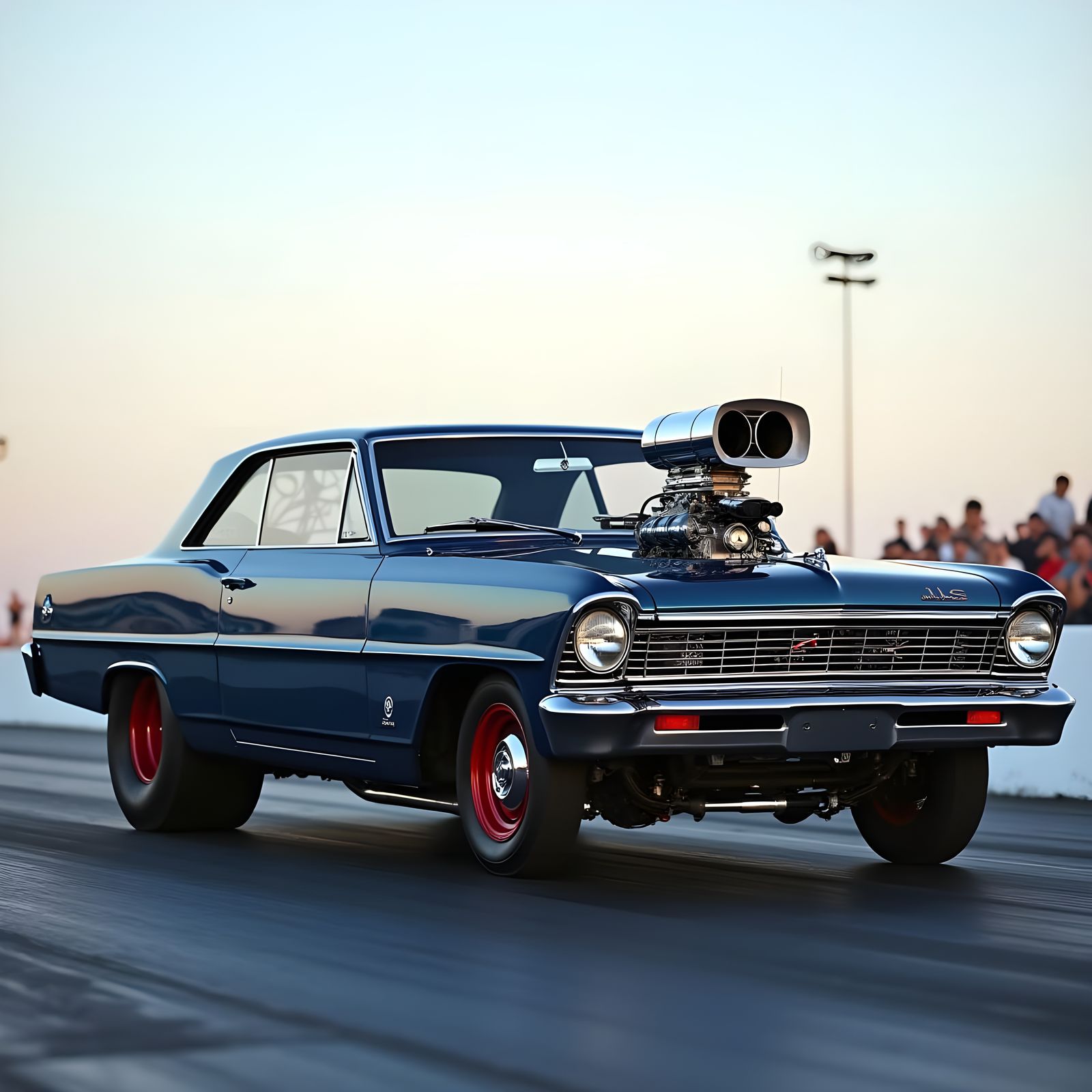 66 Chevy II Nova SS 496 big block street rod! 👀
