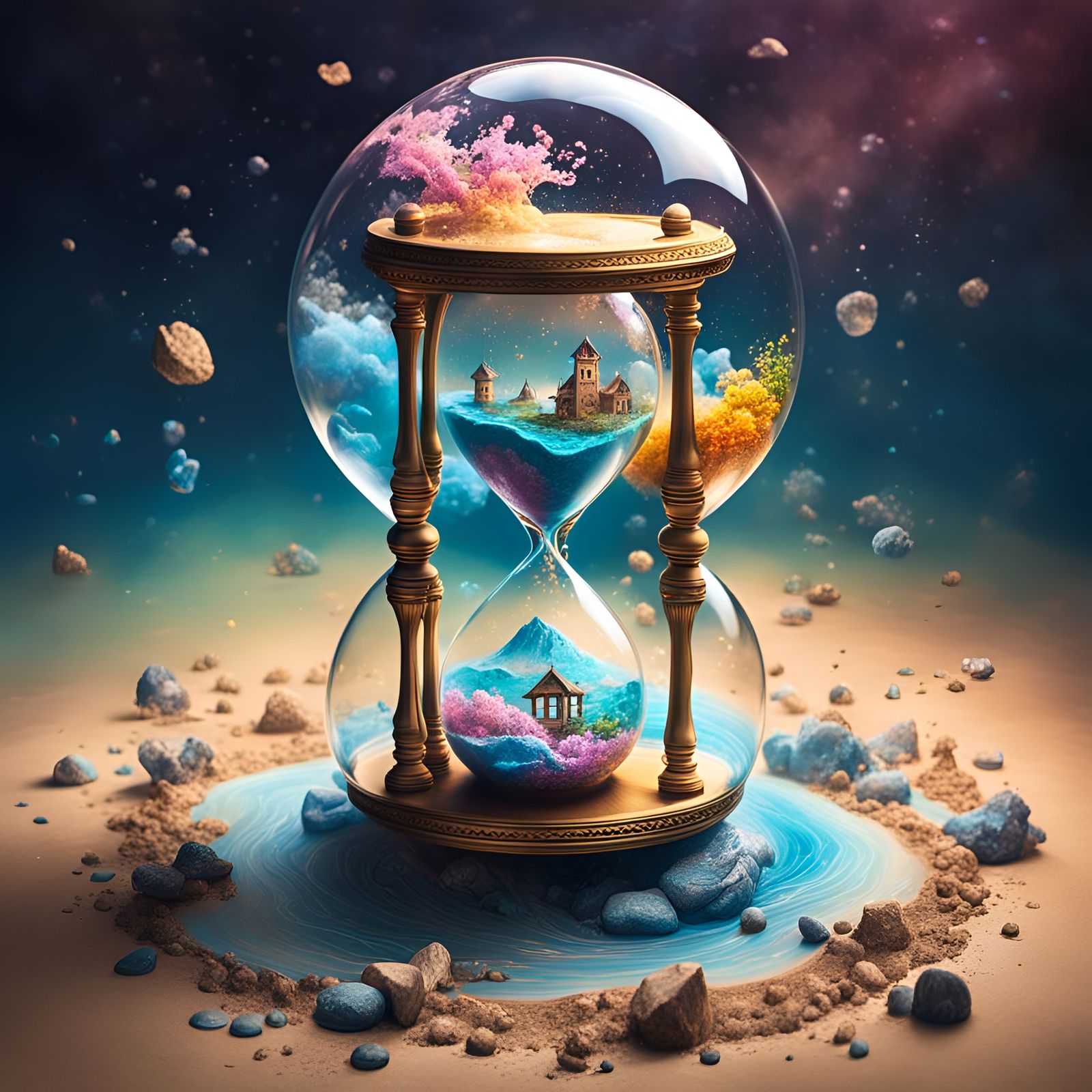 The Illusion of Time - AI Generated Artwork - NightCafe Creator