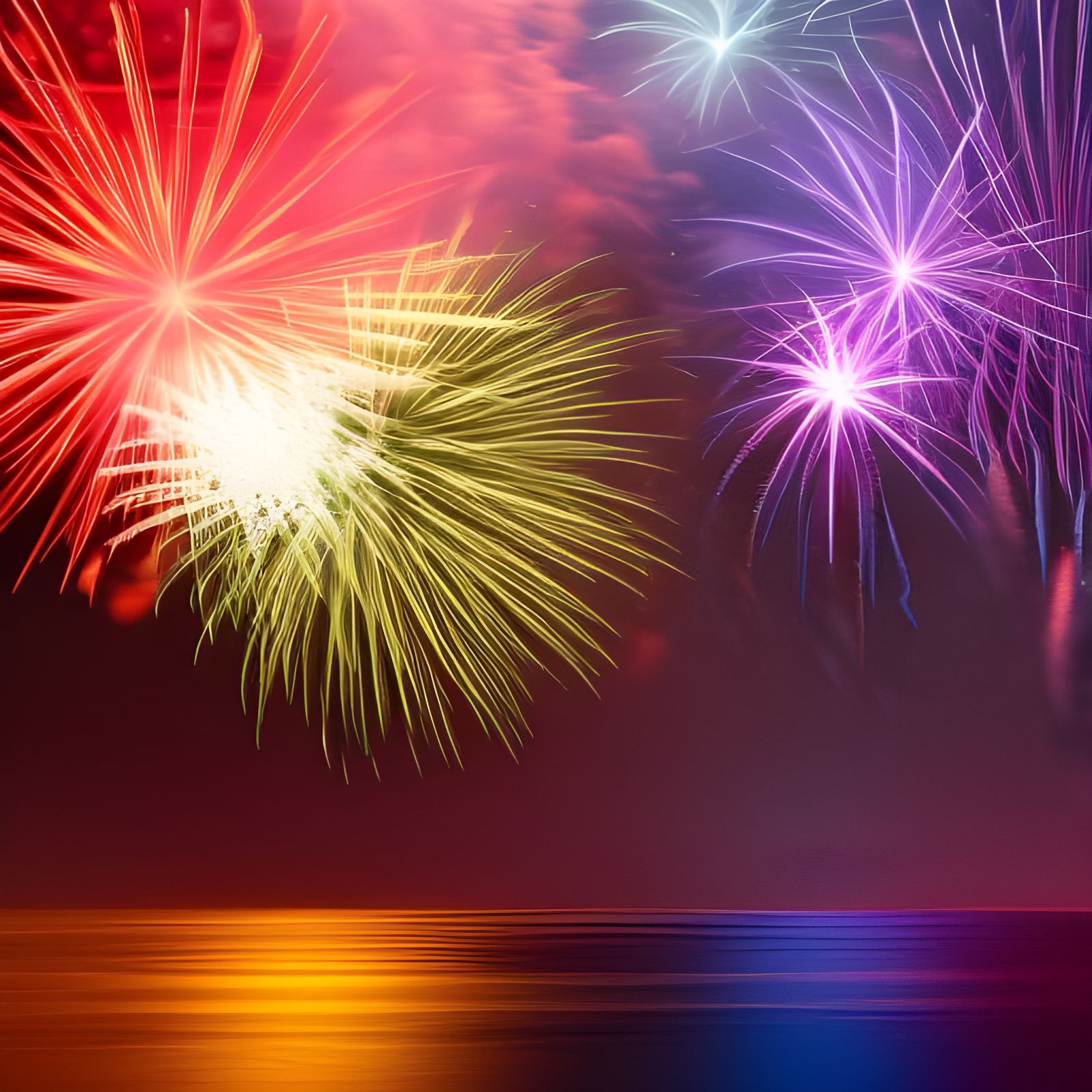 Fireworks - AI Generated Artwork - NightCafe Creator