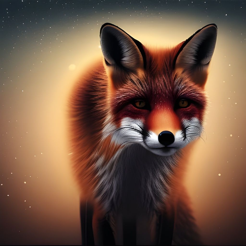 Red fox - AI Generated Artwork - NightCafe Creator
