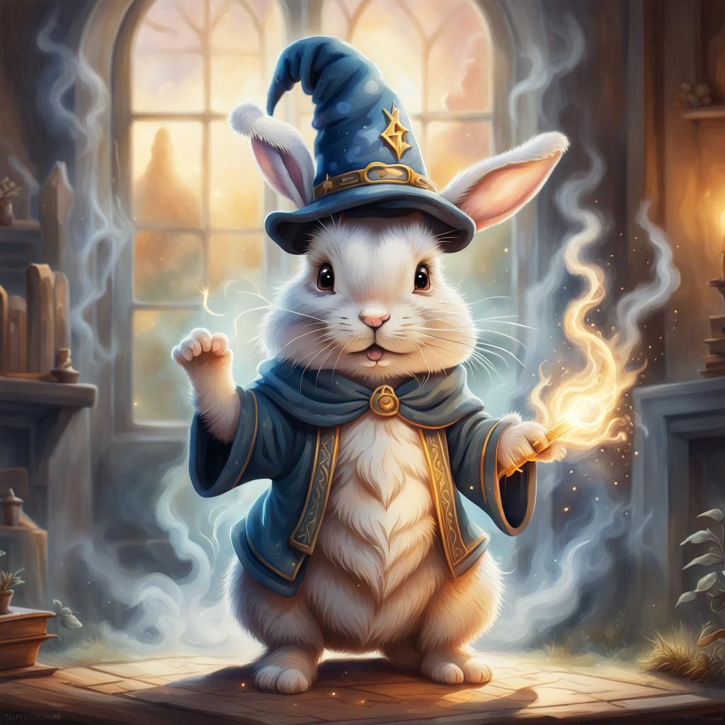 High Wizard Fluff-Puff - AI Generated Artwork - NightCafe Creator