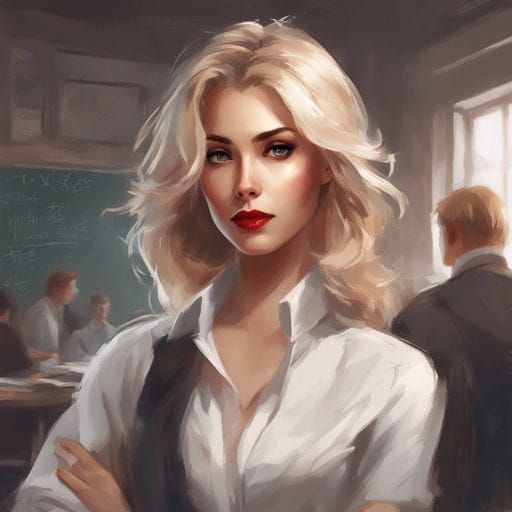 Teacher - Agnes - AI Generated Artwork - NightCafe Creator