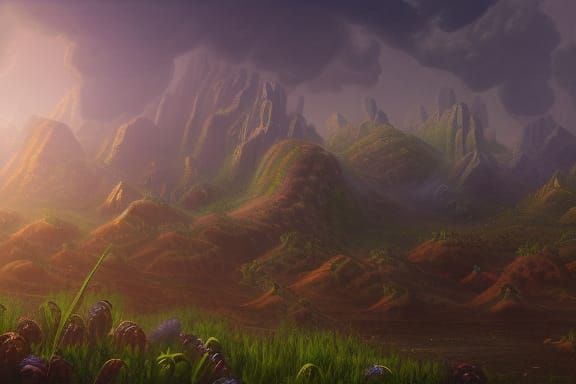 Random Landscape - AI Generated Artwork - NightCafe Creator