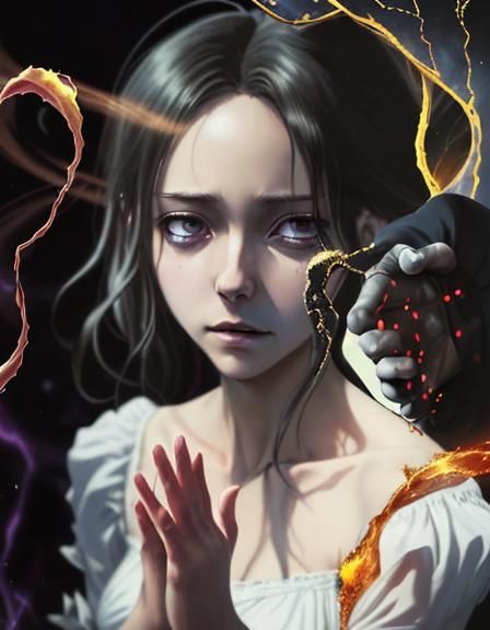 We're standing here by the abyss And the world is in flames Two star ...