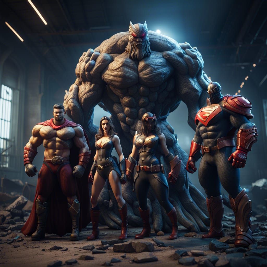 superheros - AI Generated Artwork - NightCafe Creator
