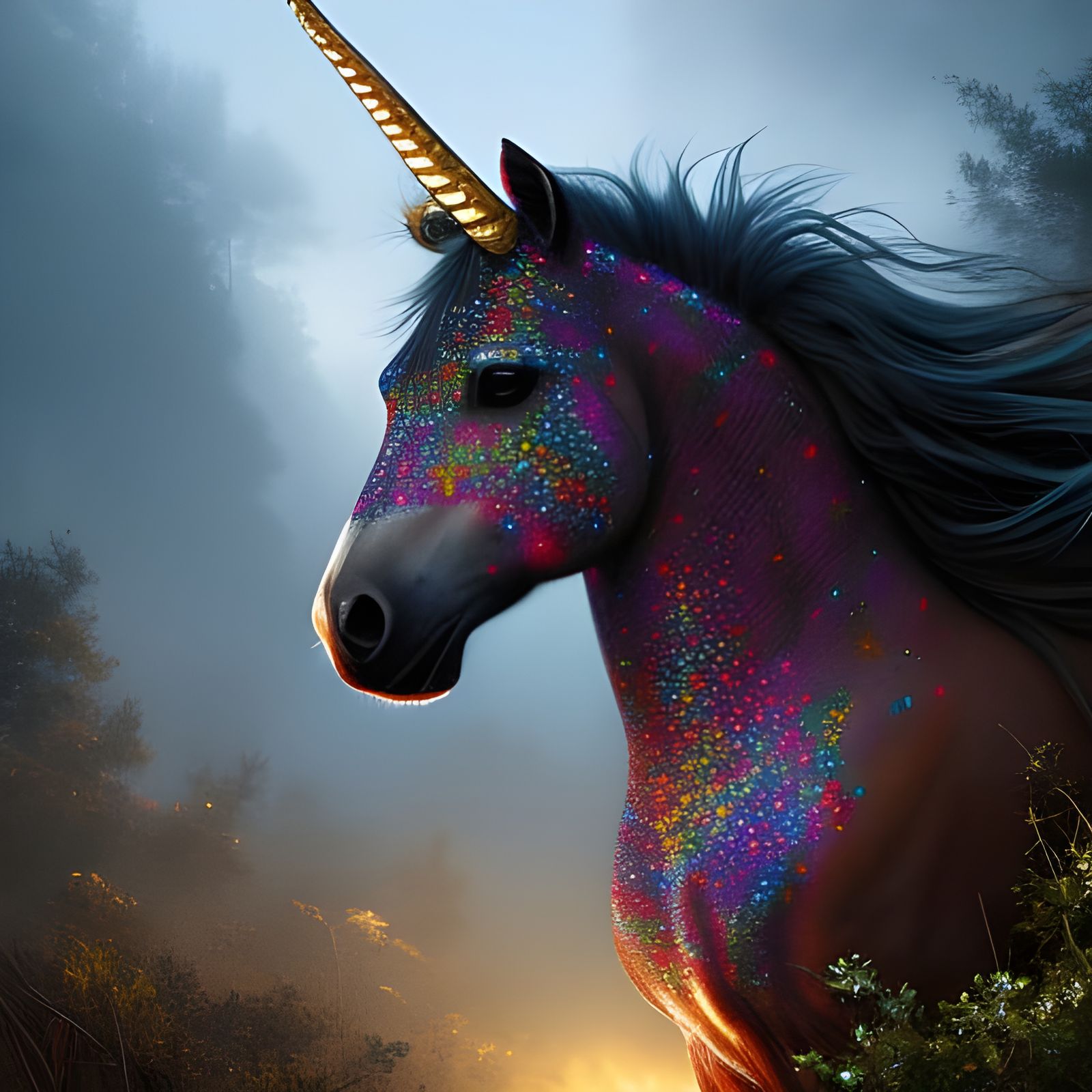 The unicorn - AI Generated Artwork - NightCafe Creator