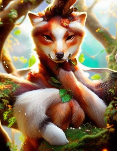 Fox god - AI Generated Artwork - NightCafe Creator