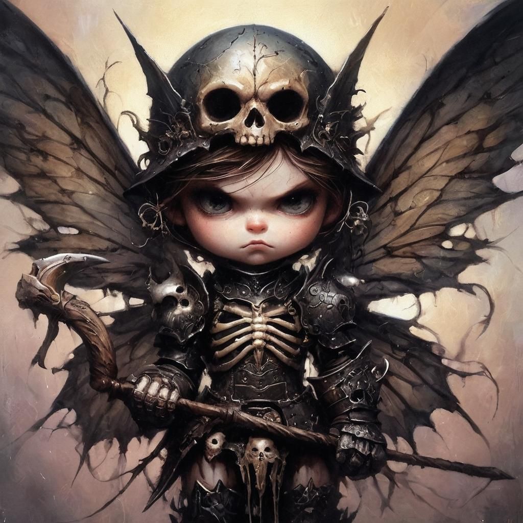 Bramble V3 - Pixie in Ancient Bone Armor