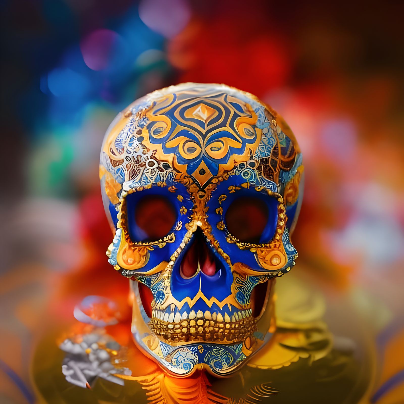 Skull - AI Generated Artwork - NightCafe Creator