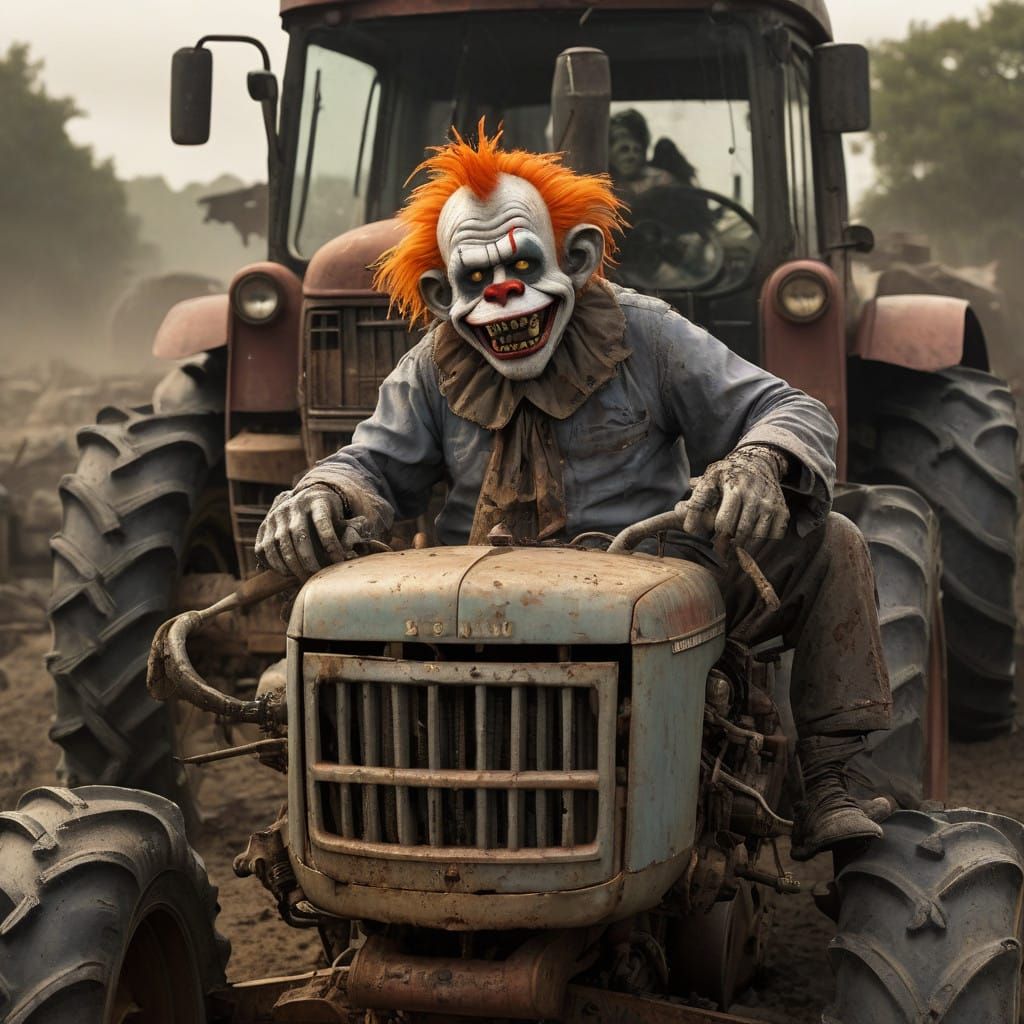 Grotesque Post-Apocalyptic Zombie Monkey Monster - AI Art