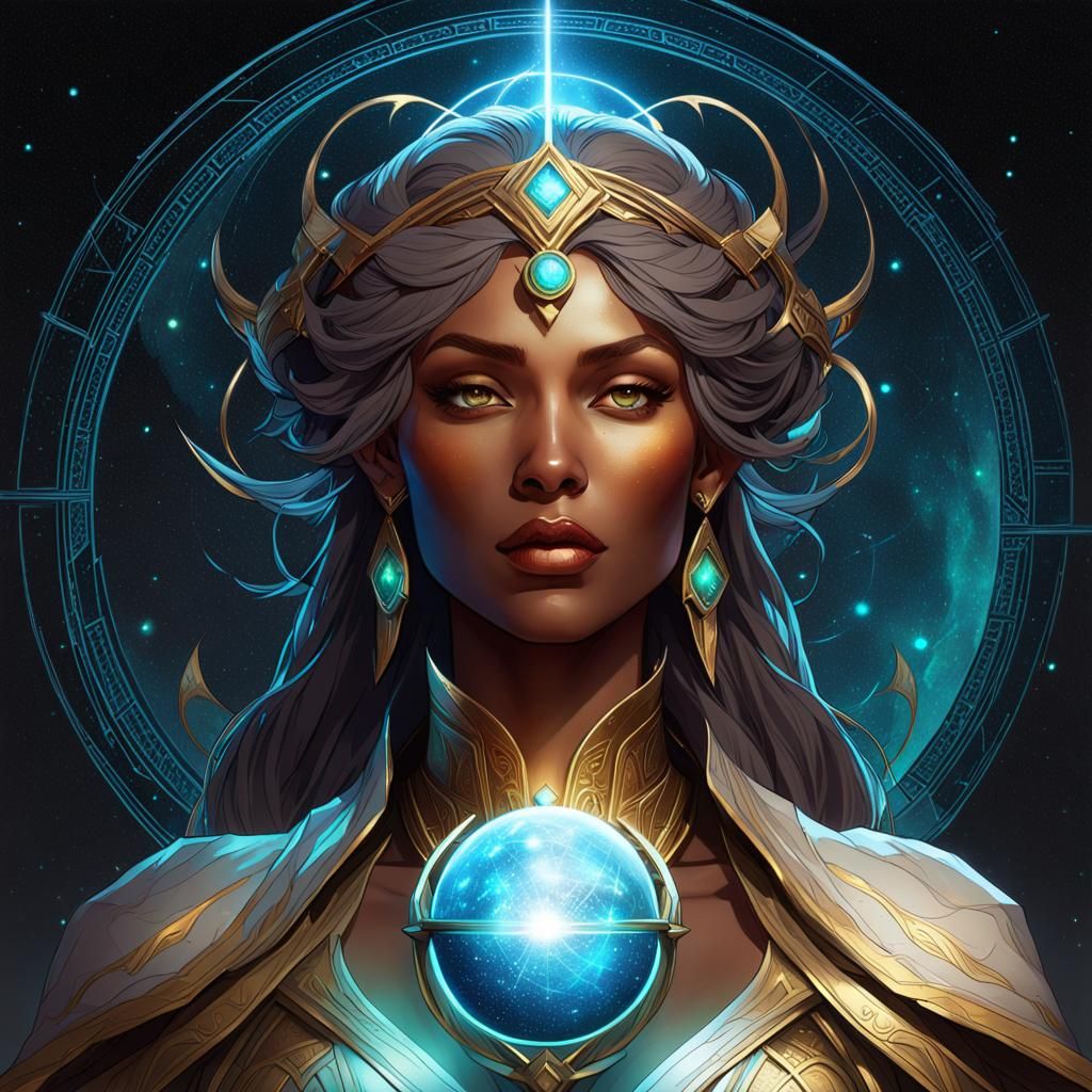 Phoebe, Titan of prophecy - AI Generated Artwork - NightCafe Creator