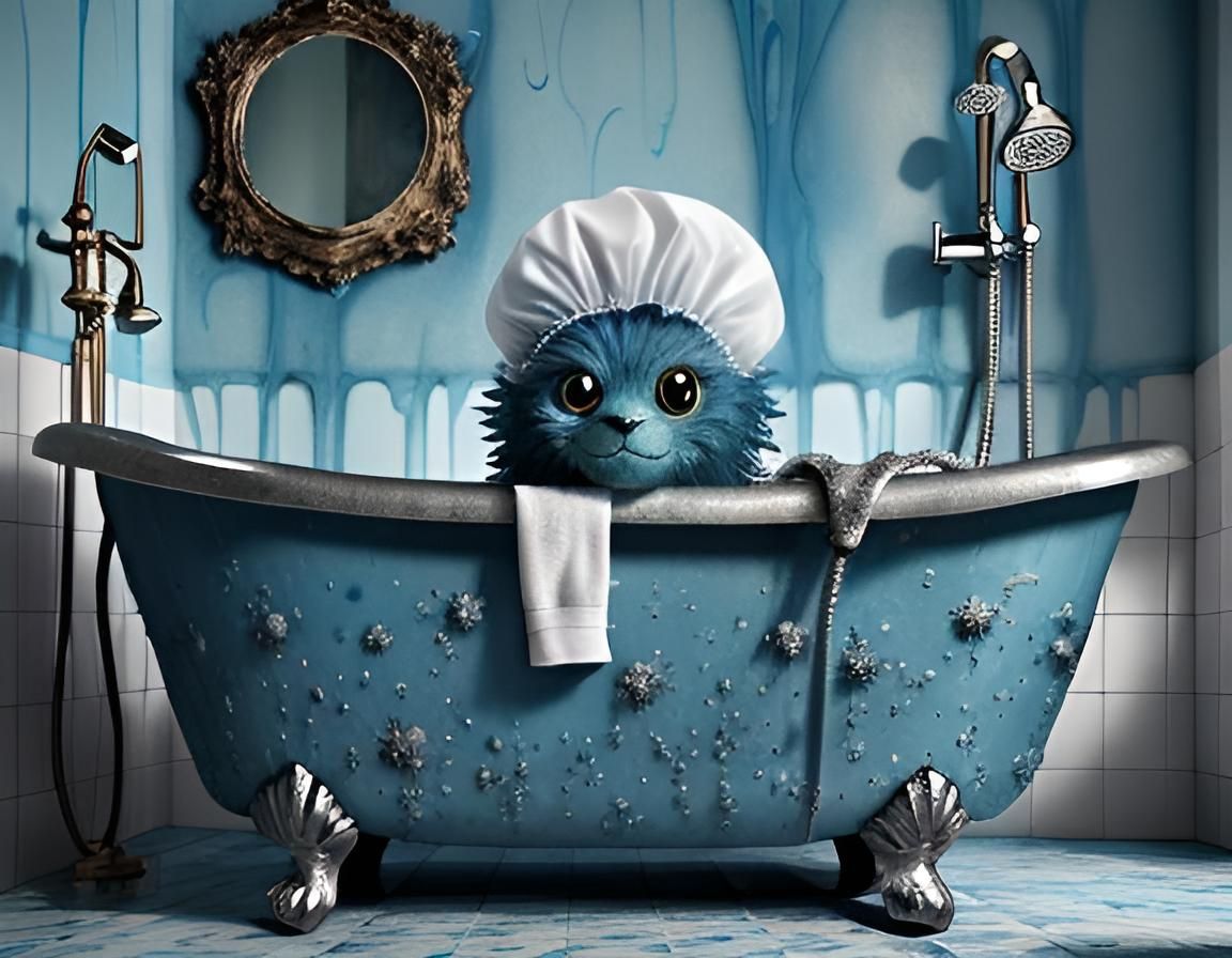 Bath Monster - AI Generated Artwork - NightCafe Creator