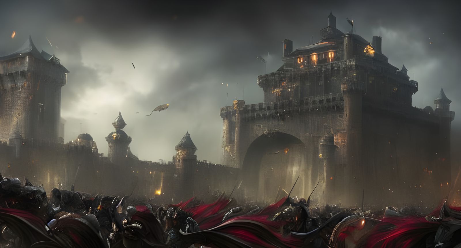 the siege - AI Generated Artwork - NightCafe Creator