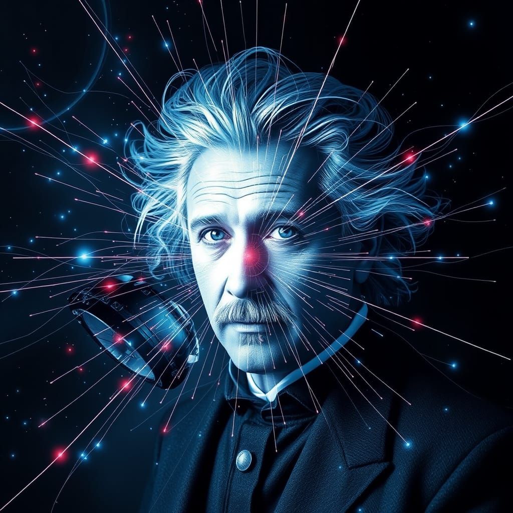 Ethereal Vortex in Quantum Reality - AI Art