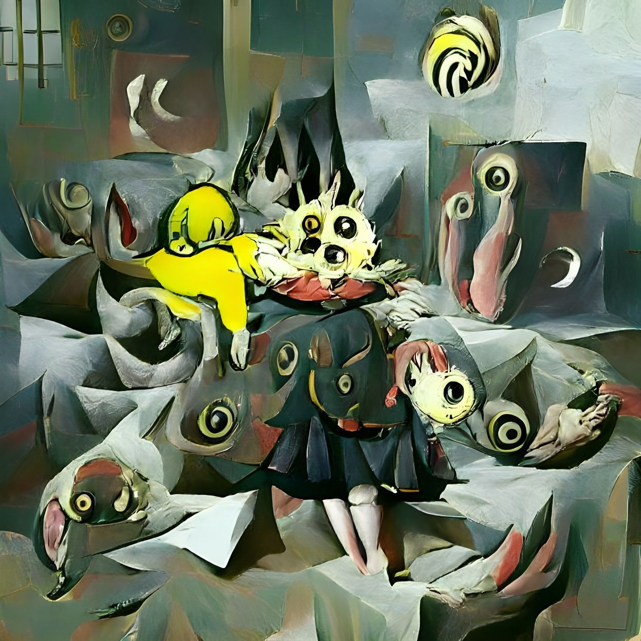 Creature Sleepover - AI Generated Artwork - NightCafe Creator