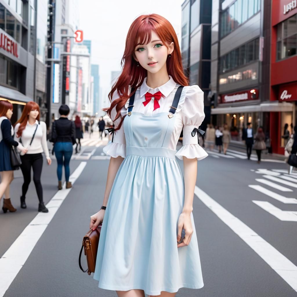 Spring Fashion Shot @Sabaku_Neko - AI Generated Artwork - NightCafe Creator