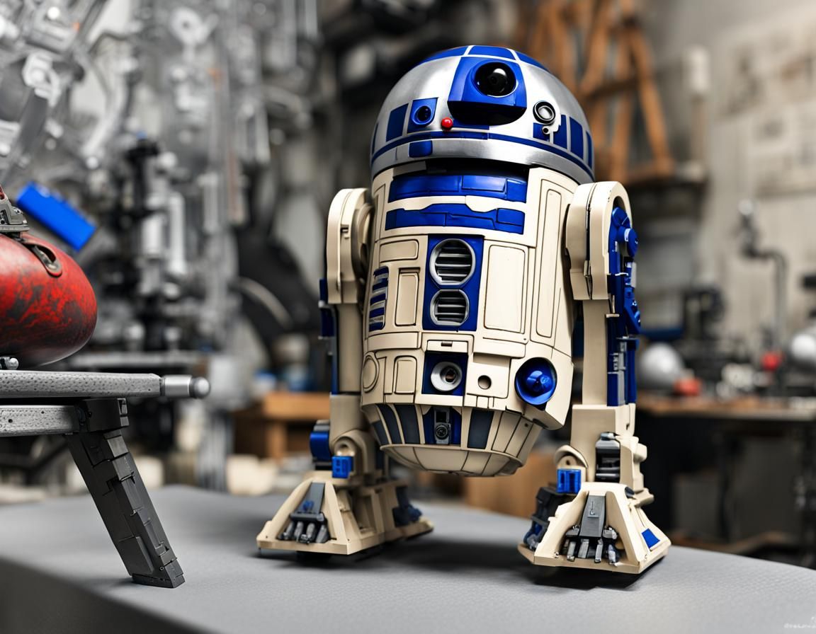 R2D2 Modell - AI Generated Artwork - NightCafe Creator