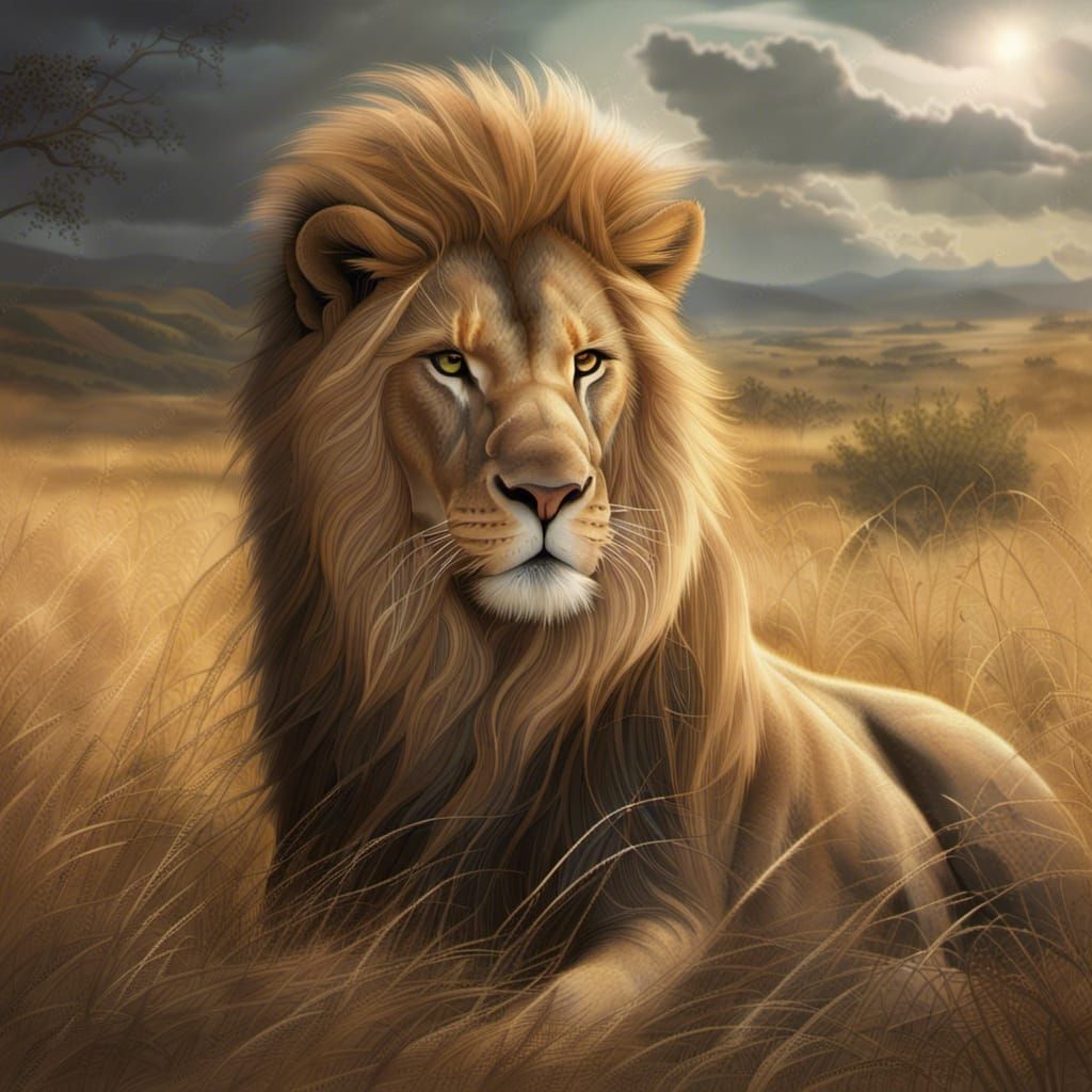 Lion - AI Generated Artwork - NightCafe Creator