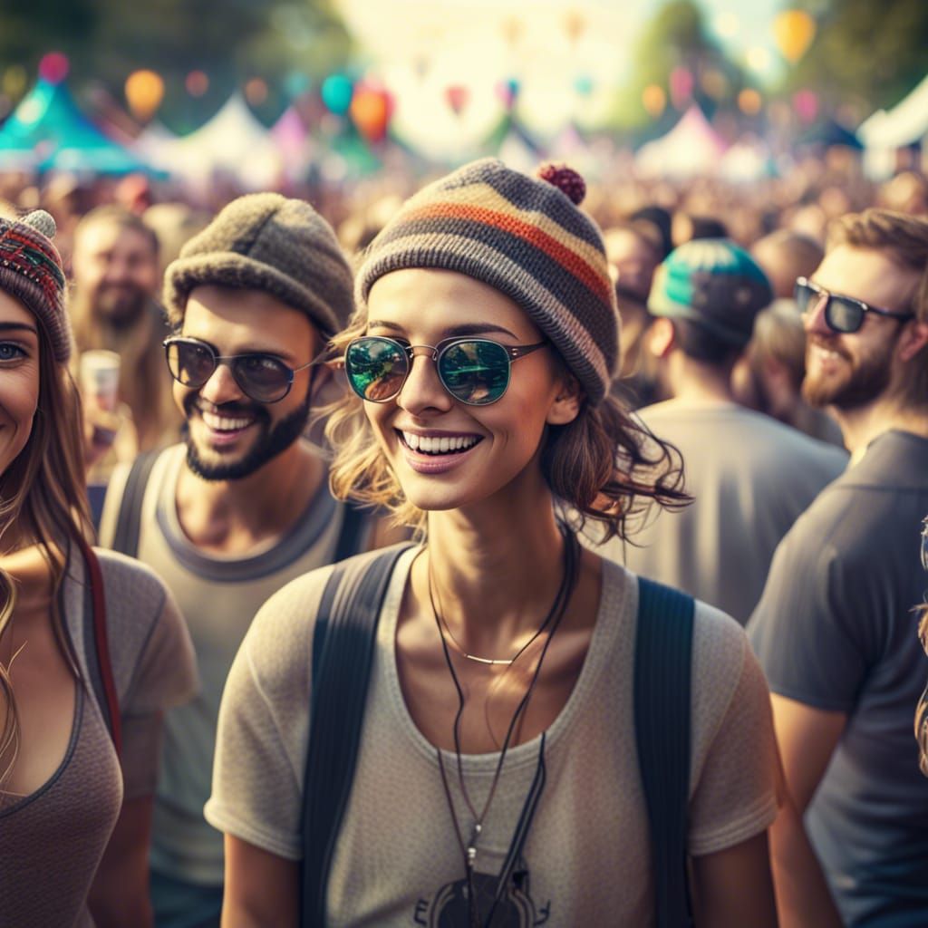 Hipsters enjoying the beer festival 🍺 - AI Generated Artwork ...