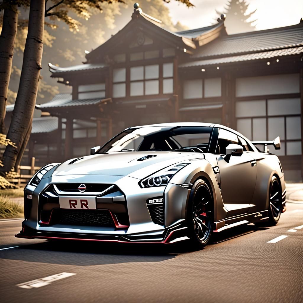 Nissan GT-R R35 I - AI Generated Artwork - NightCafe Creator