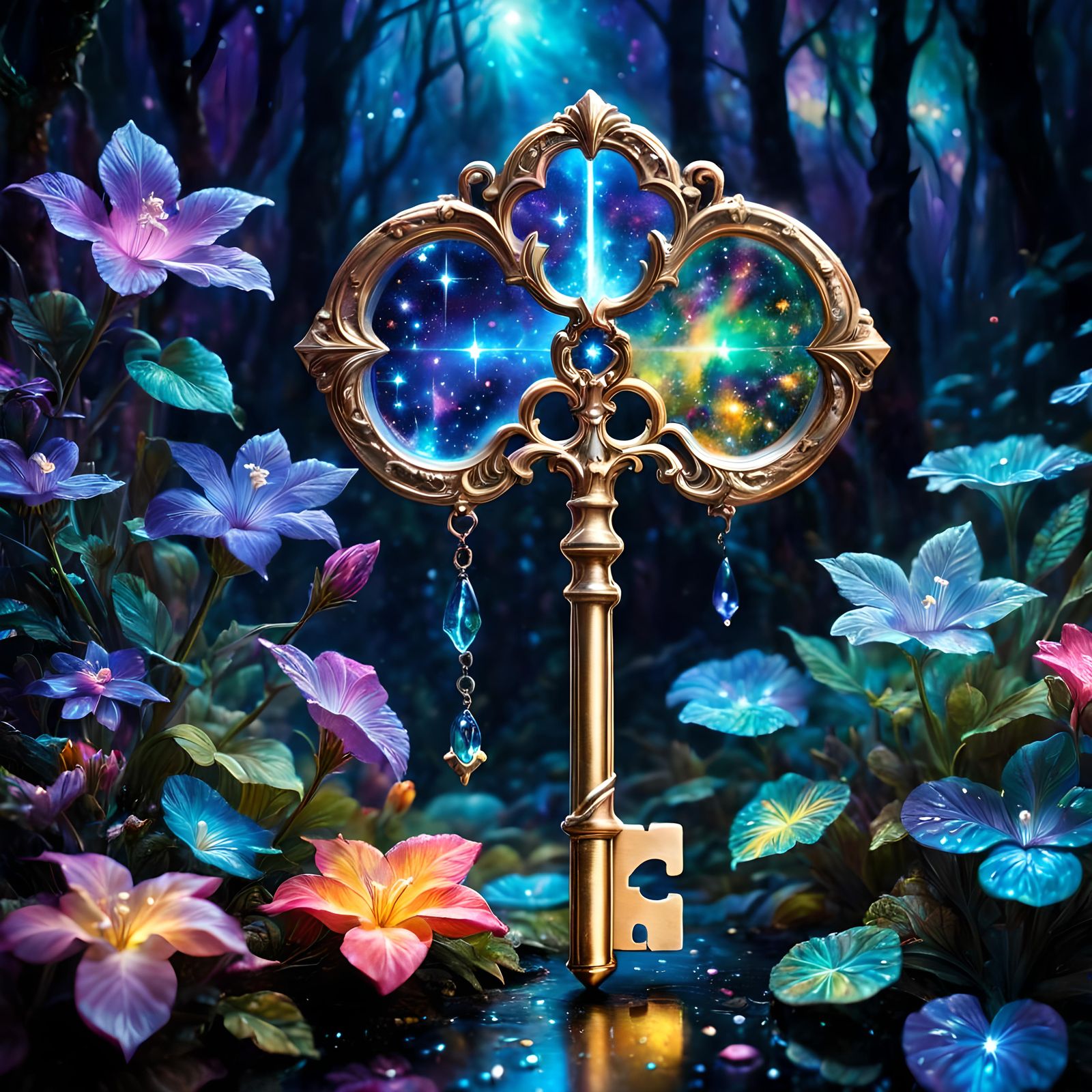 Fairy Key - AI Generated Artwork - NightCafe Creator