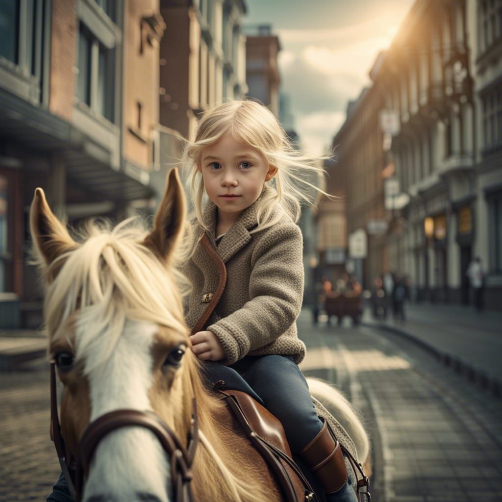 Pony ride - AI Generated Artwork - NightCafe Creator