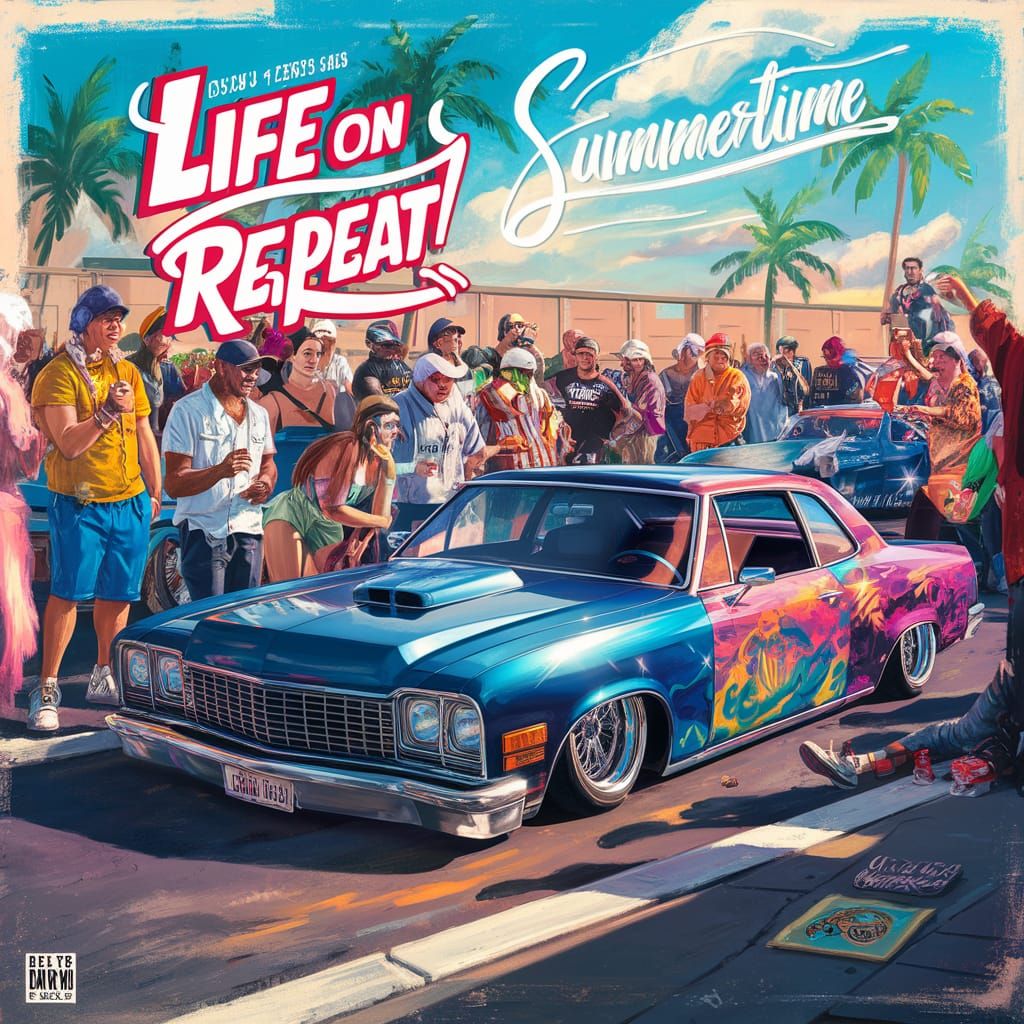 "Life on Repeat" - Now Available on Suno! - AI Generated Artwork ...