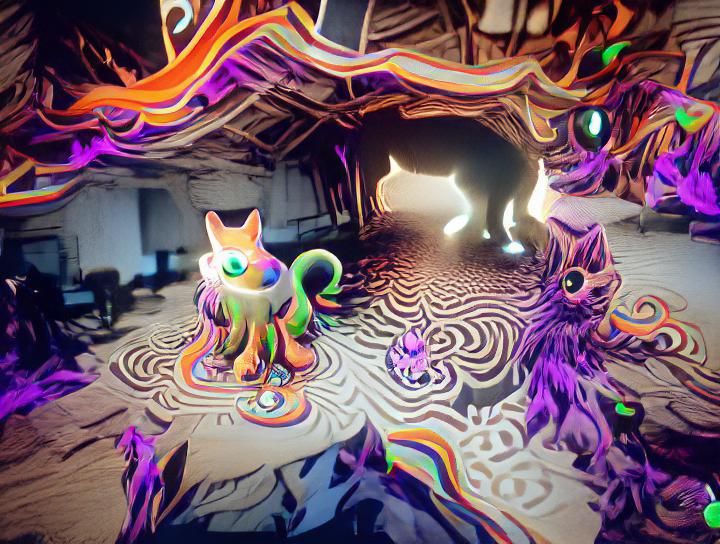 Dream of the Cat - AI Generated Artwork - NightCafe Creator