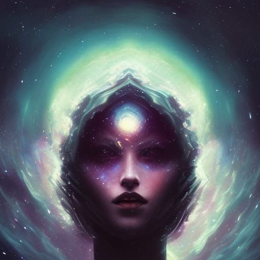 The Face Nebula - AI Generated Artwork - NightCafe Creator