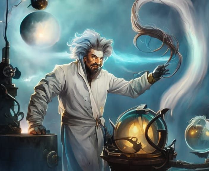 Mad scientis - AI Generated Artwork - NightCafe Creator